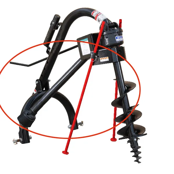 China 12 Inch Compact Post Hole Auger for Tractor 3 Point Post Hole ...