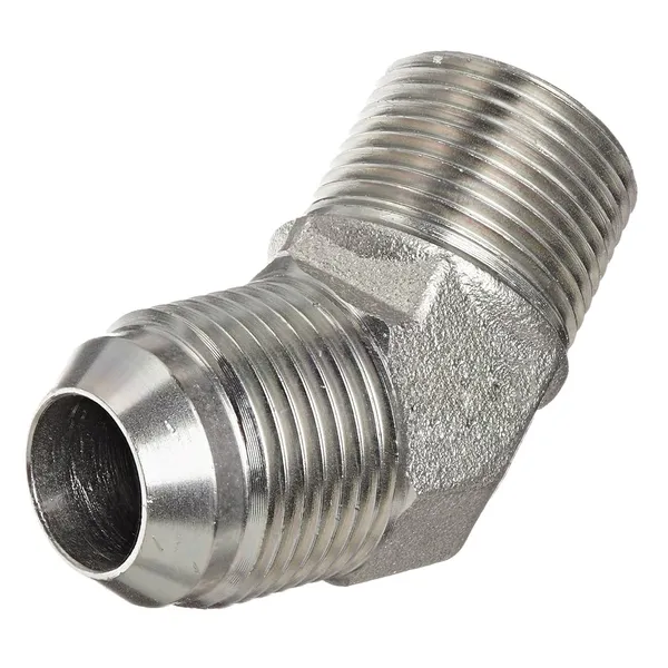 China 45° Male Elbows-NPT Flared Tube Fittings , Manufacturer, Supplier ...