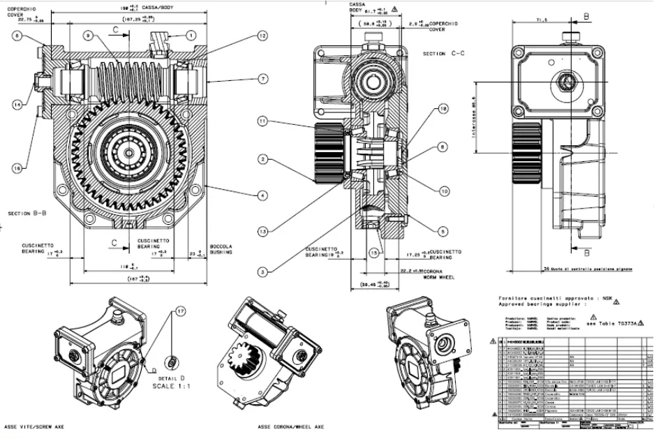 China SRV086 Worm Gear Reducer for Forklift Components , Manufacturer ...