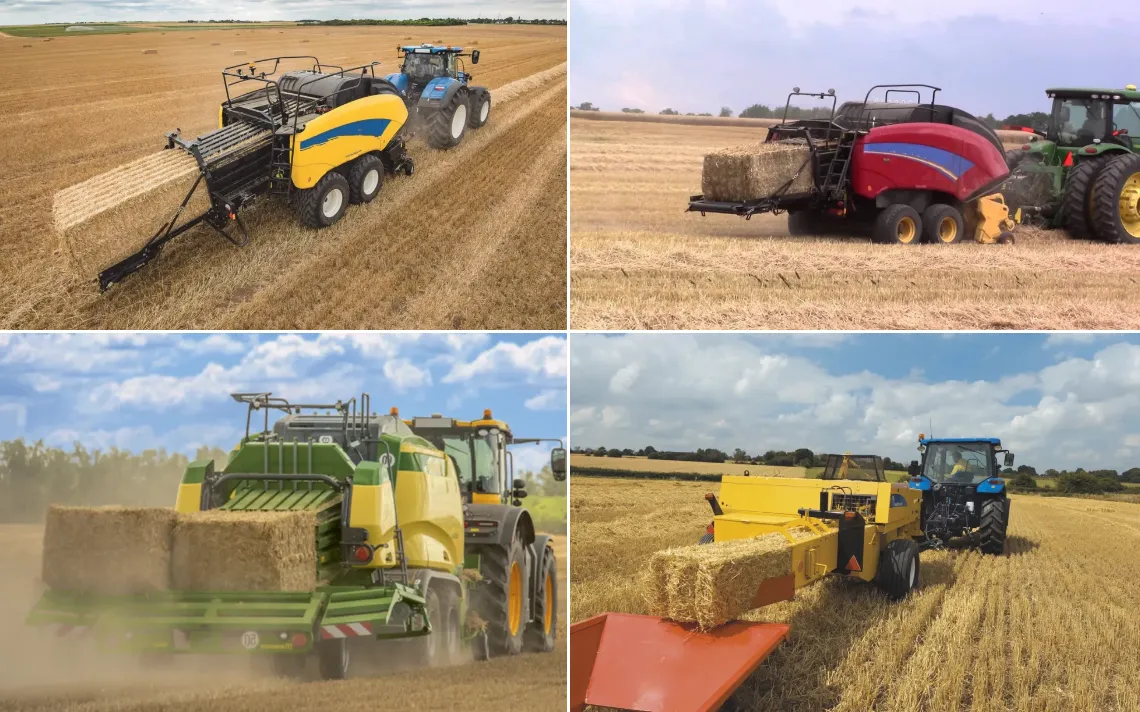 China Tractor PTO Driven Square Baler Gearbox for Grass Baling ...