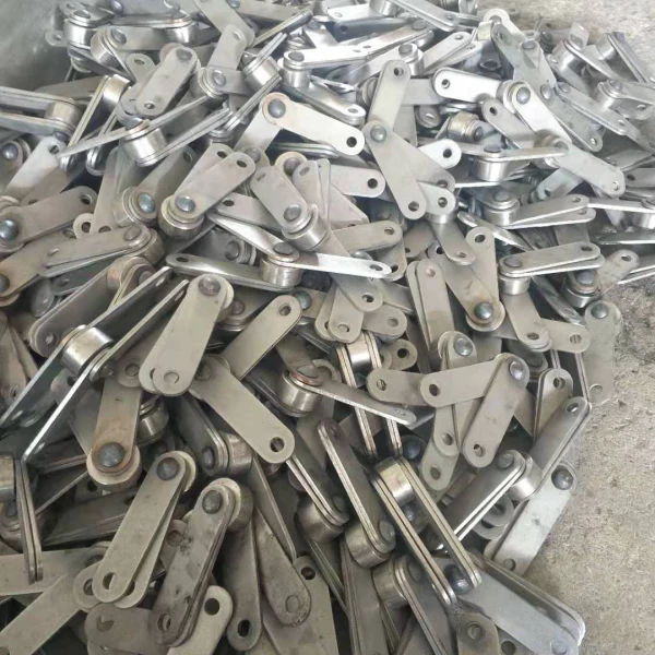 China RS100-GRSS Stainless Steel Conveyor Chain with Side Rollers ...