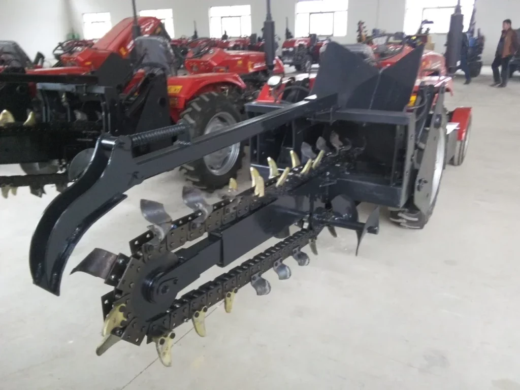 China High Quality Tractor PTO Driven Trencher for Digging Ditch ...